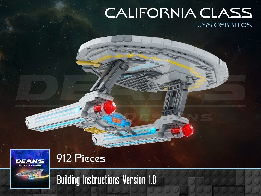 LEGO MOC California Class Starship - Star Trek Lower Decks by ...