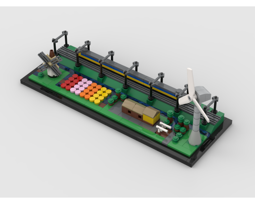 LEGO MOC The Netherlands Landmark by Tiny Bricks | Rebrickable - Build ...
