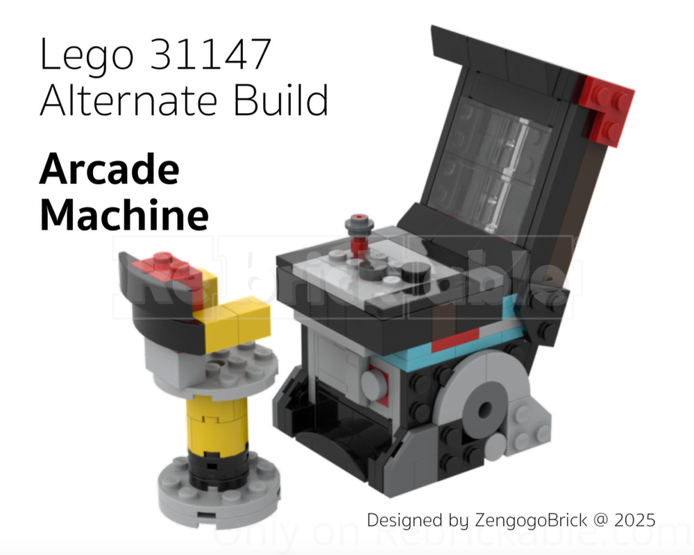 LEGO MOC 31147 Arcade Machine by zengogobrick | Rebrickable - Build ...