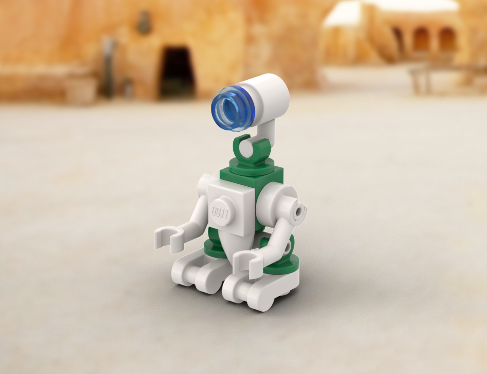 LEGO MOC PK-4 Worker Droid by Cyborg-Samurai | Rebrickable - Build with ...