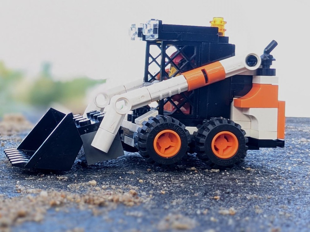 LEGO MOC Bobcat 450 skid steer mini loader by irabricks | Rebrickable ...