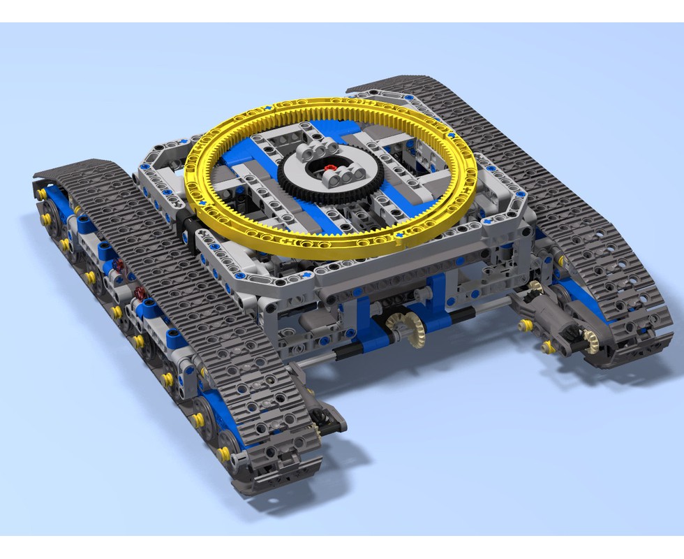LEGO MOC MOC - Crawler Crane Track Base by HRU Bricks | Rebrickable ...