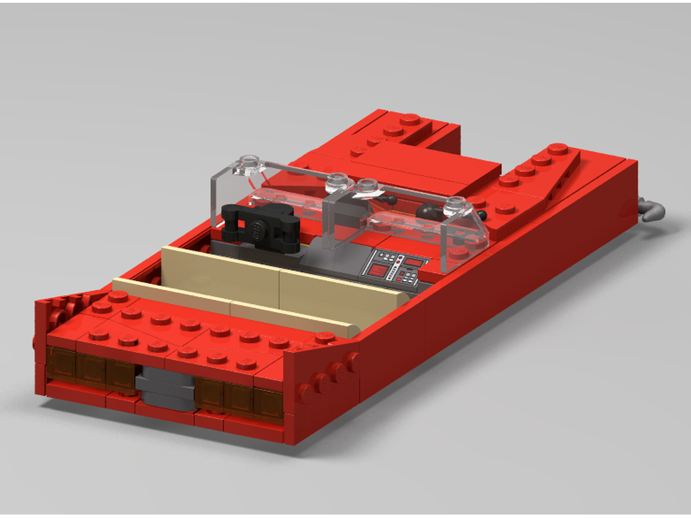 LEGO MOC B69 Elektra airspeeder by Krieg_15 | Rebrickable - Build with LEGO
