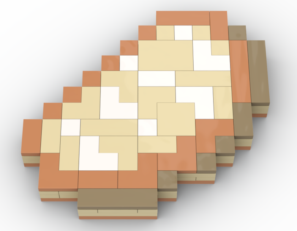 LEGO MOC Cooked Porkchop by aure bricks | Rebrickable - Build with LEGO