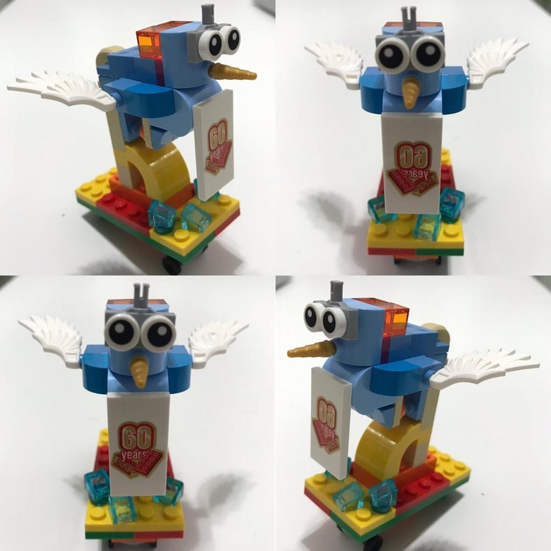 LEGO MOC 10401-Blue Bird of Happiness by SCU | Rebrickable - Build with ...