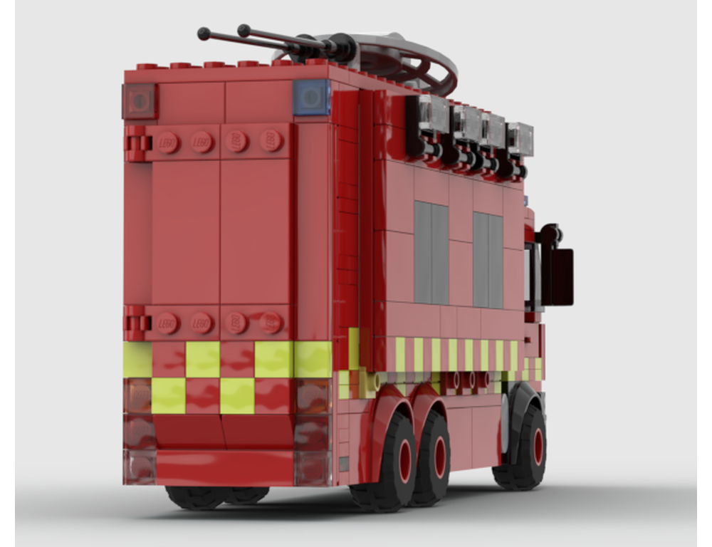 LEGO MOC Fire Mobile Command Vehicle by reggieranger | Rebrickable ...