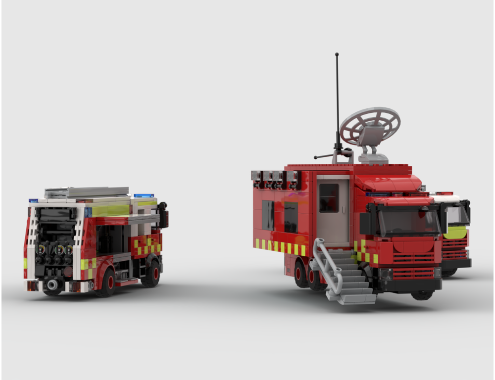 LEGO MOC Fire Mobile Command Vehicle by reggieranger | Rebrickable ...