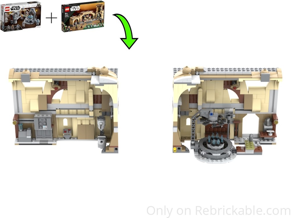 LEGO MOC-237913 Book End Mandalorian Forge 75319+75326 by dmonti79 ...