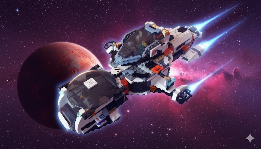 LEGO MOC (60446) Polaris Star Cruiser by Sincress | Rebrickable - Build ...