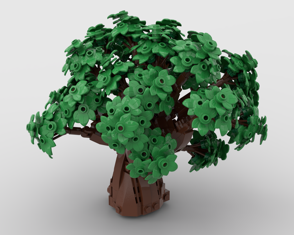 LEGO MOC Old Oak Tree by myBrickArt | Rebrickable - Build with LEGO