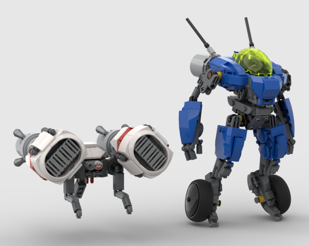 LEGO MOC Cricket (With Repair Drone) by M1NDxBEND3R | Rebrickable ...