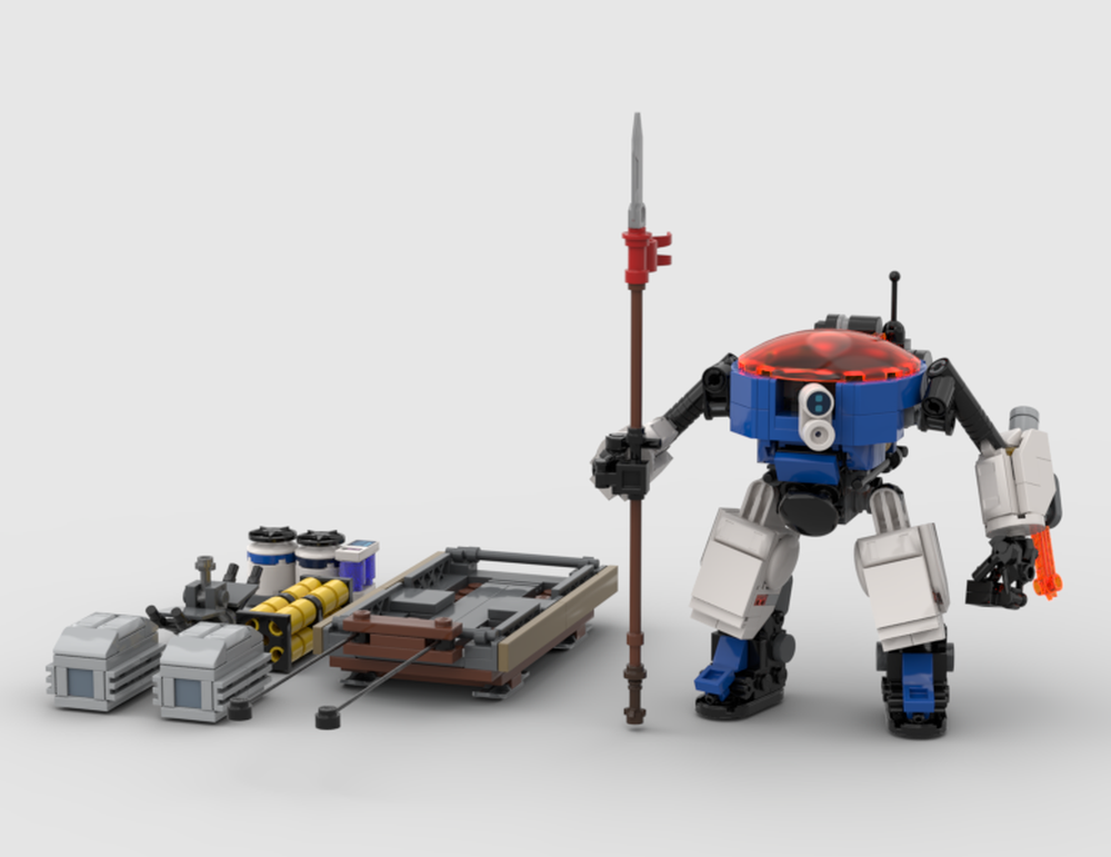 LEGO MOC Ice Planet Courier by M1NDxBEND3R | Rebrickable - Build with LEGO