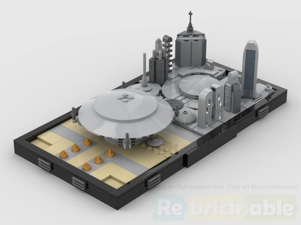 LEGO MOC-237957 Coruscant: Galactic City Skyline - Senate District ...
