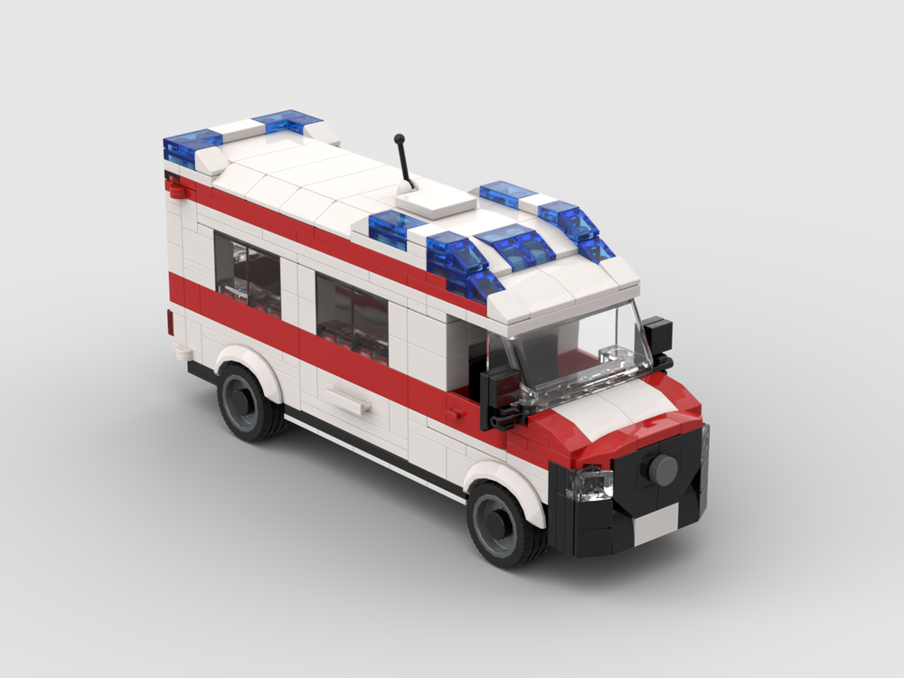 LEGO MOC Mercedes Sprinter RTW by BluePatton | Rebrickable - Build with ...