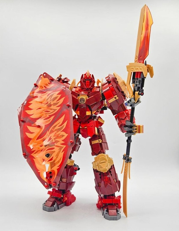 LEGO MOC Fire Knight Mech (Ninjago 71812 + 71822 Alt Build) by ...