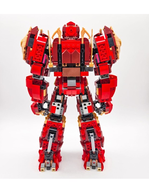 LEGO MOC-237966 Fire Knight Mech (Ninjago 71812 + 71822 Alt Build) by ...