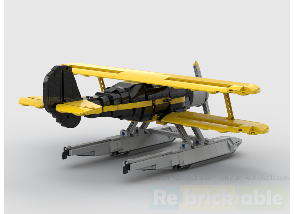 LEGO MOC Beechcraft SD17S Staggerwing Floatplane by Frinke ...
