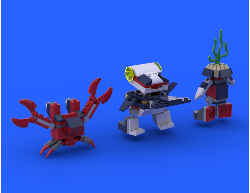 LEGO MOC The Deepseez by Sniffer_The_Builder | Rebrickable - Build with ...