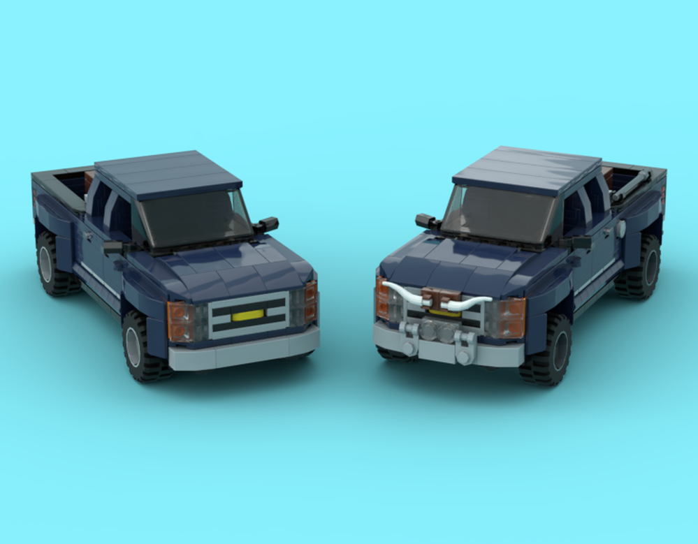 LEGO MOC-237999 Chevrolet Silverado Dual Pack by BigTrainBricks ...