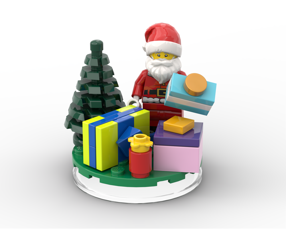 LEGO MOC-238021 Santa Ornament by Briquoleur | Rebrickable - Build with ...