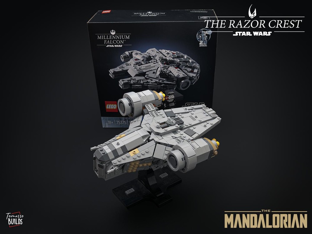 LEGO MOC-238039 75375 Alternate 4 in 1 Bundle: Outrider + Razor Crest ...