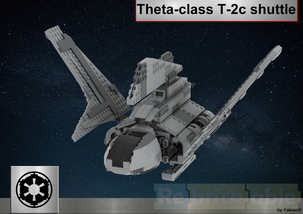 LEGO MOC Theta-class T-2c Shuttle by Fabian2 | Rebrickable - Build with ...