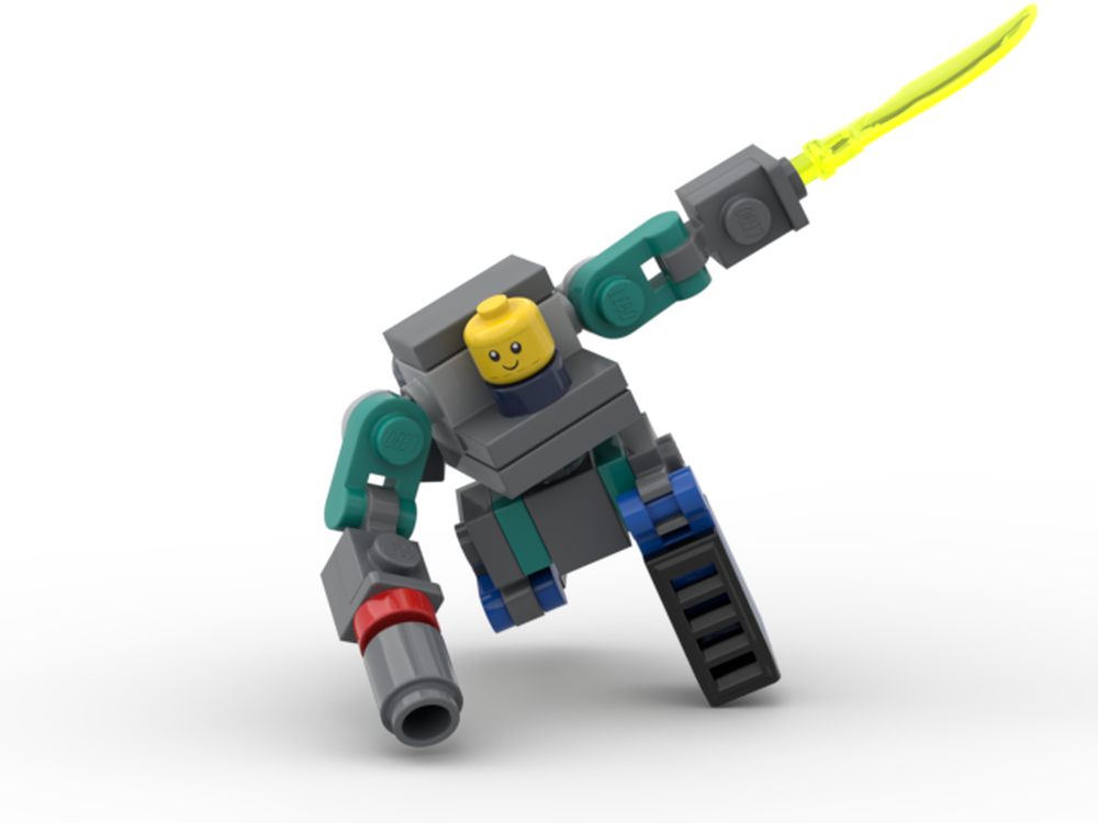 LEGO MOC Baby mech #2 by PikachuPrime36 | Rebrickable - Build with LEGO