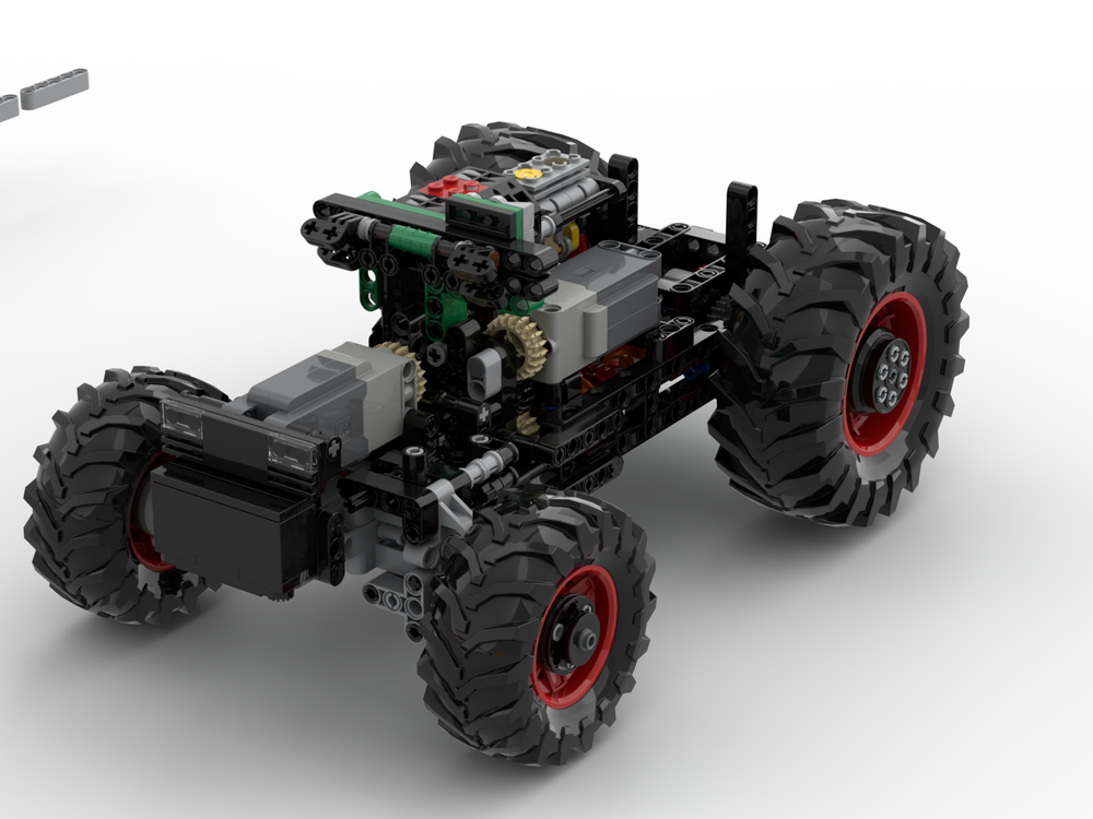 LEGO MOC-238077 Fendt Xylon Tractor with Three-Speed Gearbox by ...