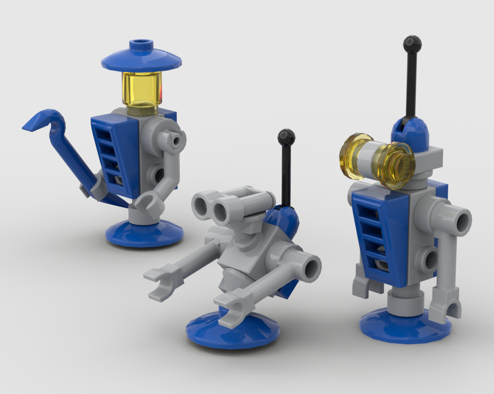 LEGO MOC Classic Space Droids by MarcusStarkiller | Rebrickable - Build ...