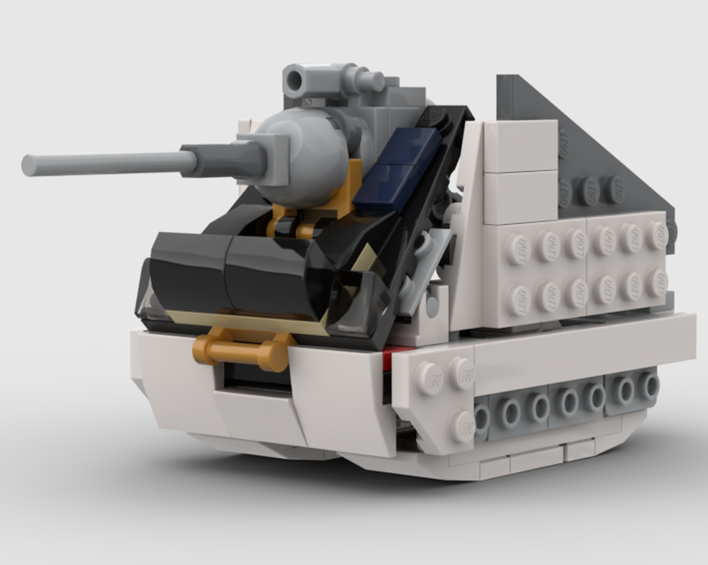 LEGO MOC LSPA-01 (Light Self Propelled Artillery) by Wisp | Rebrickable ...