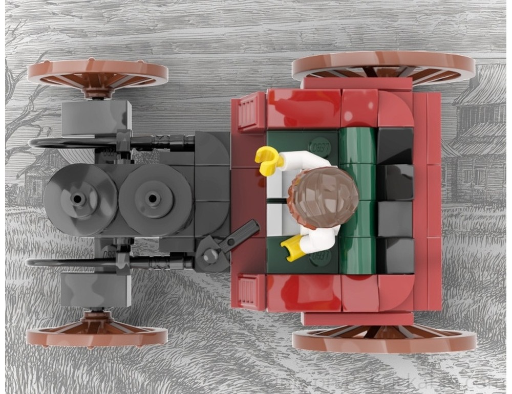 LEGO MOC-238107 Steamer Carriage by Mikey_Brickalloti | Rebrickable ...