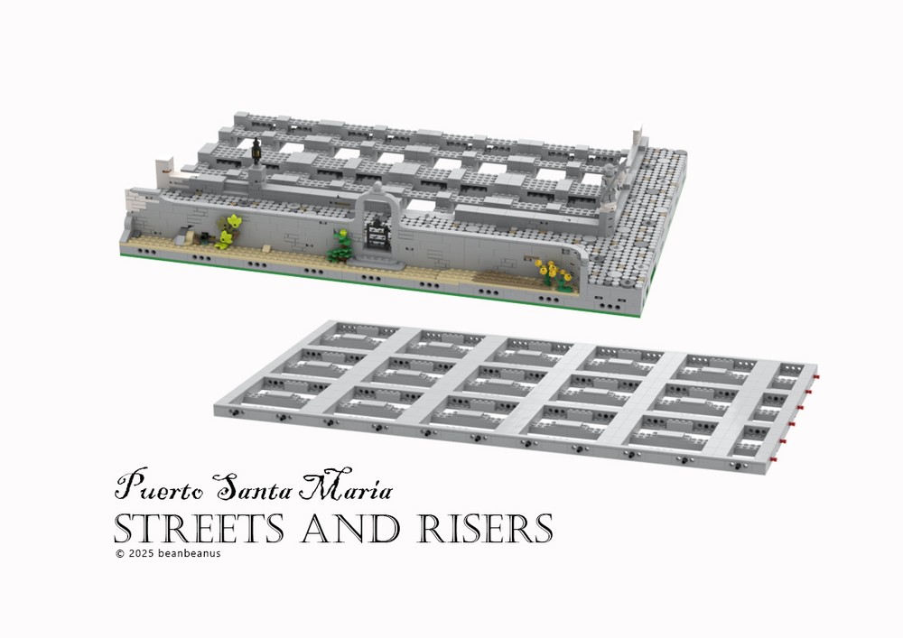 LEGO MOC Puerto Santa Maria - Streets and Risers by beanbeanus ...