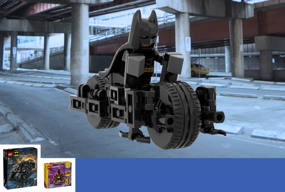 LEGO MOC-238118 76303 31159 Batpod Alternate Build by AtlasNoctis ...