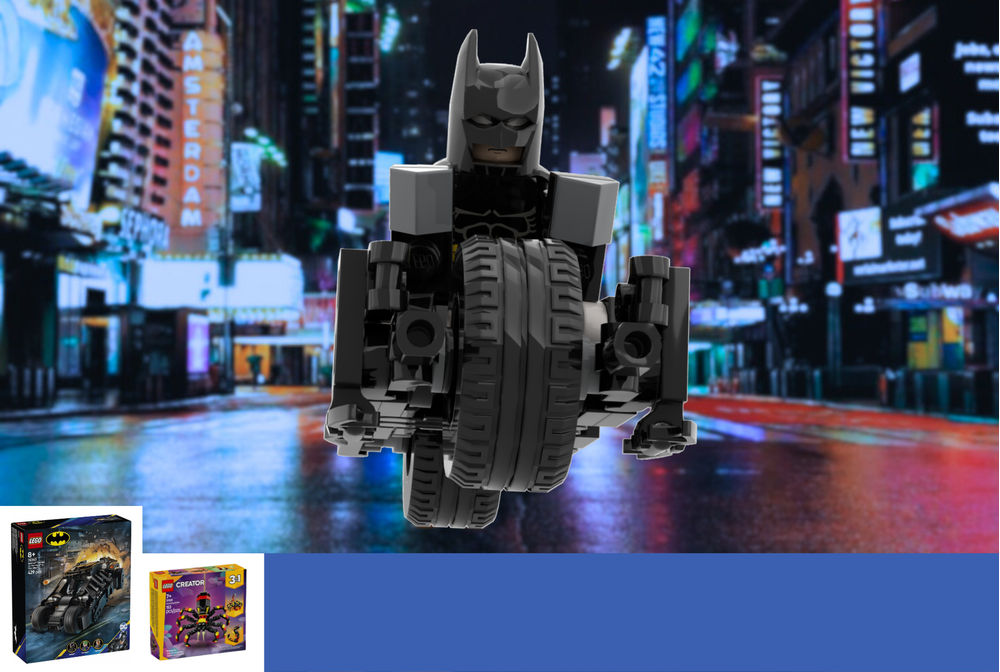 LEGO MOC-238118 76303 31159 Batpod Alternate Build by AtlasNoctis ...