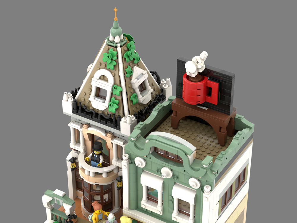 LEGO MOC-238135 French Café Restaurant - Alternative Build Union of ...