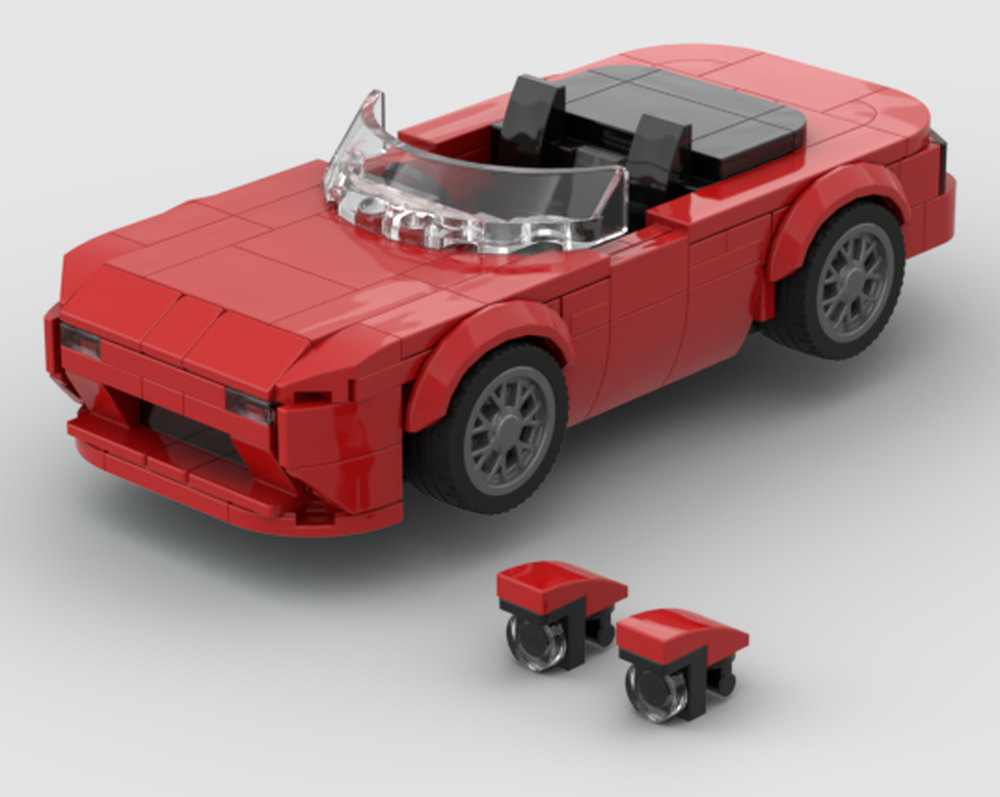 LEGO MOC Mazda Miata 90' (7 wide) by MichaelB3 | Rebrickable - Build ...