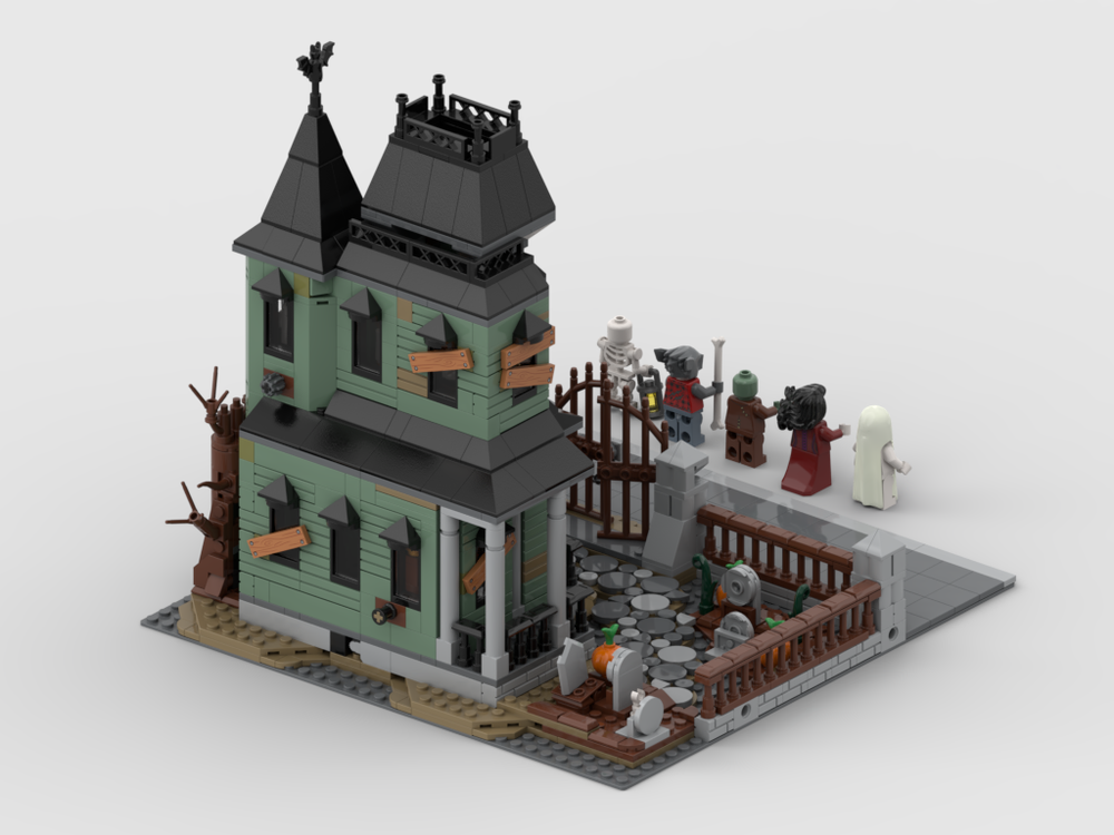 LEGO MOC-238142 Modular display for set 31167 - Haunted Mansion by ...
