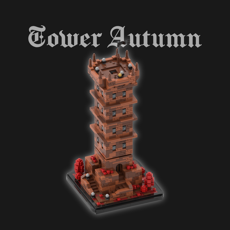 LEGO MOC-238150 Autumn Tower - Medieval Tower in Microscale by ...