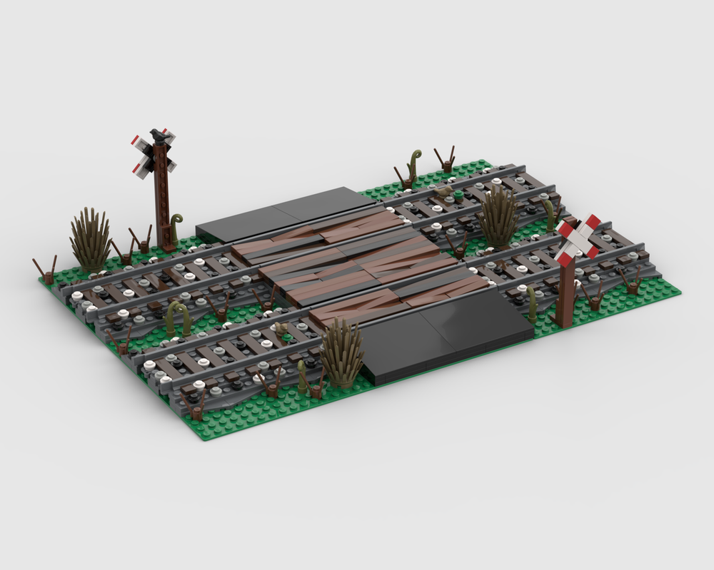 LEGO MOC-238156 Old train crossing by Il_Buta | Rebrickable - Build ...