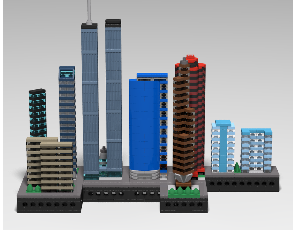 LEGO MOC-238175 Modular Micro City Skyline by KURA76 | Rebrickable ...
