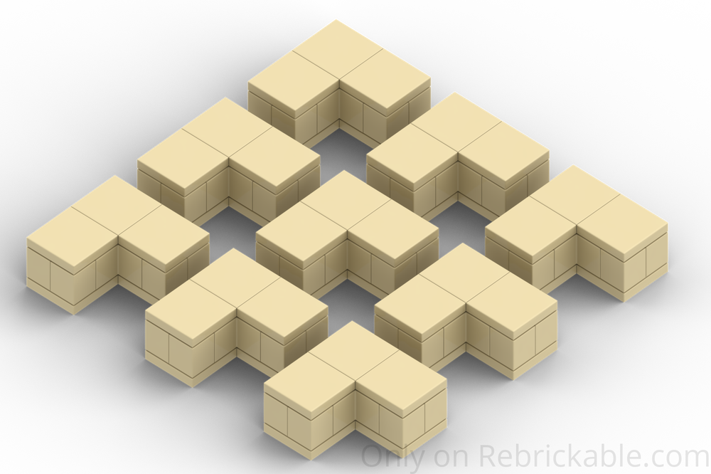 LEGO MOC Nine "V" Puzzle by UncleLEGO | Rebrickable - Build with LEGO