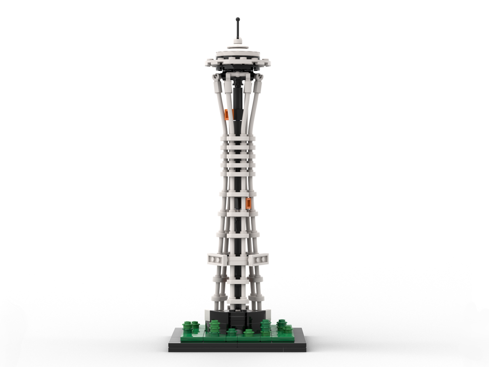 LEGO MOC-238222 Seattle Space Needle 1:800 Scale by sea2sea ...