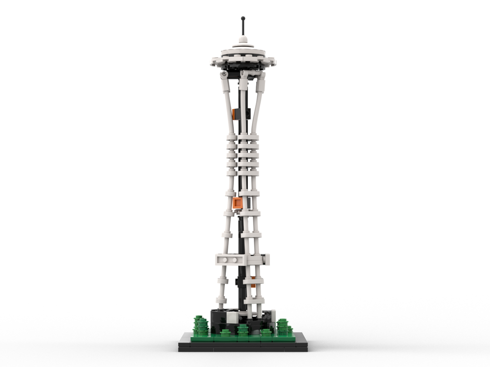 LEGO MOC-238222 Seattle Space Needle 1:800 Scale by sea2sea ...