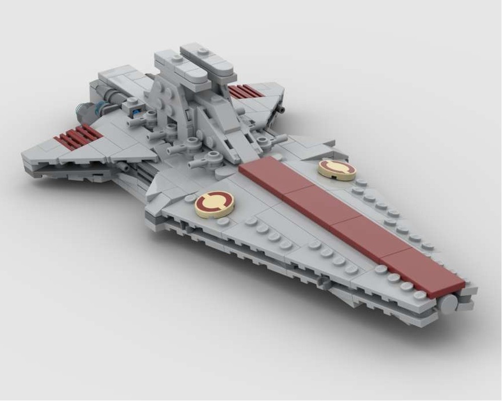 LEGO MOC-238224 Midi-Scale Venator by Outer Rim | Rebrickable - Build ...