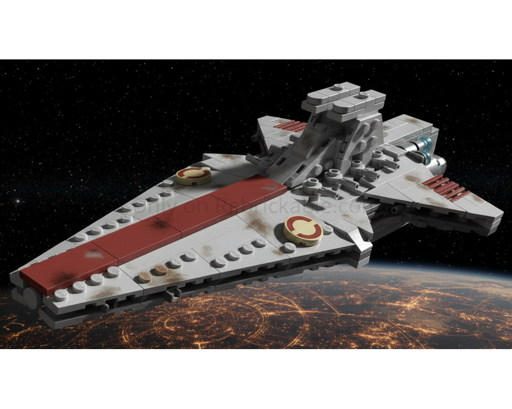 LEGO MOC-238224 Midi-Scale Venator by Outer Rim | Rebrickable - Build ...