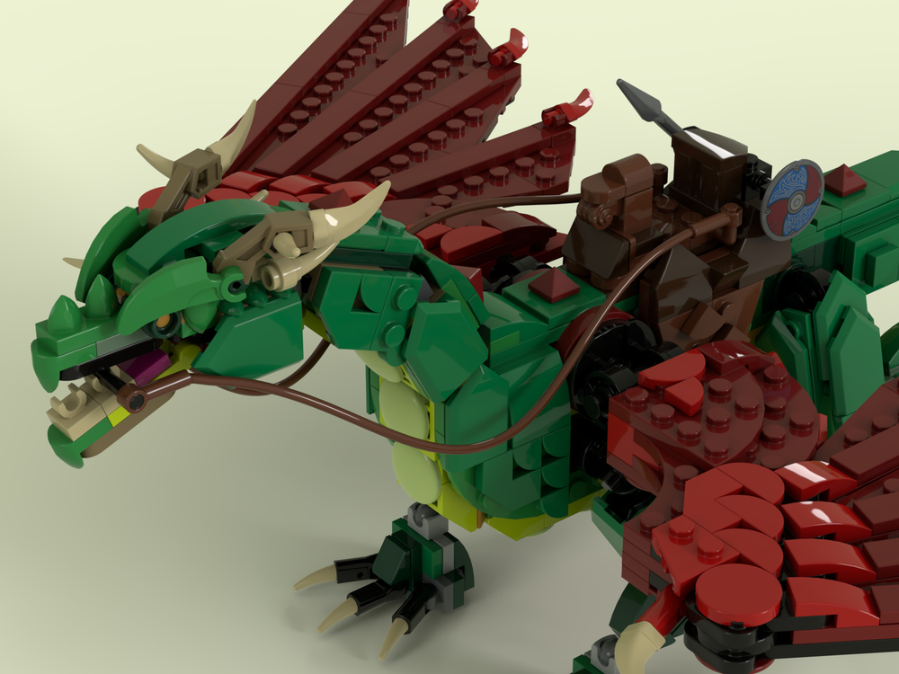 LEGO MOC Medieval Dragon Saddle by NicholasBrickolas | Rebrickable ...
