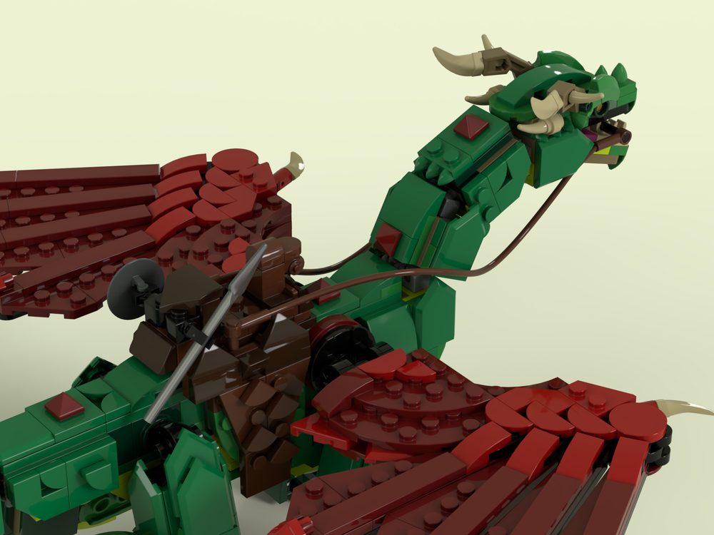 LEGO MOC-238231 Medieval Dragon Saddle by NicholasBrickolas ...