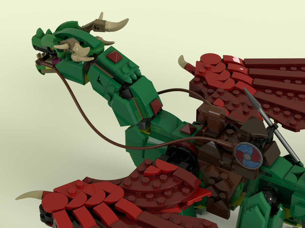 LEGO MOC Medieval Dragon Saddle by NicholasBrickolas | Rebrickable ...