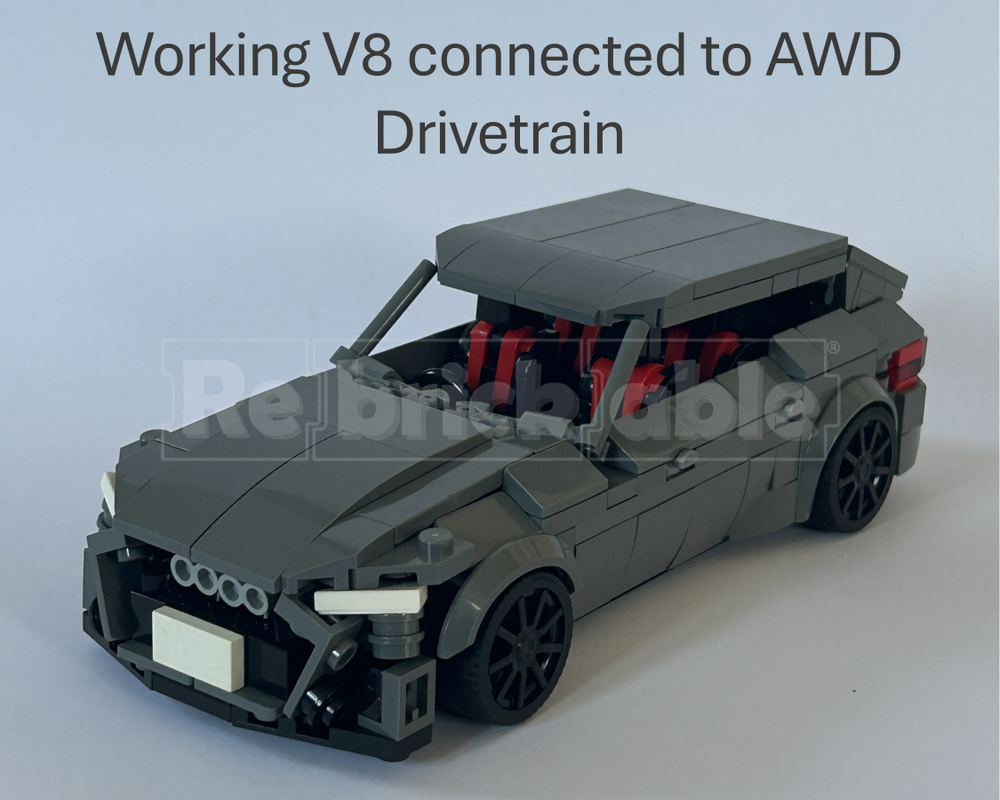 LEGO MOC Audi RS6 Avant (working V8 and Drivetrain) by mp_mocs ...