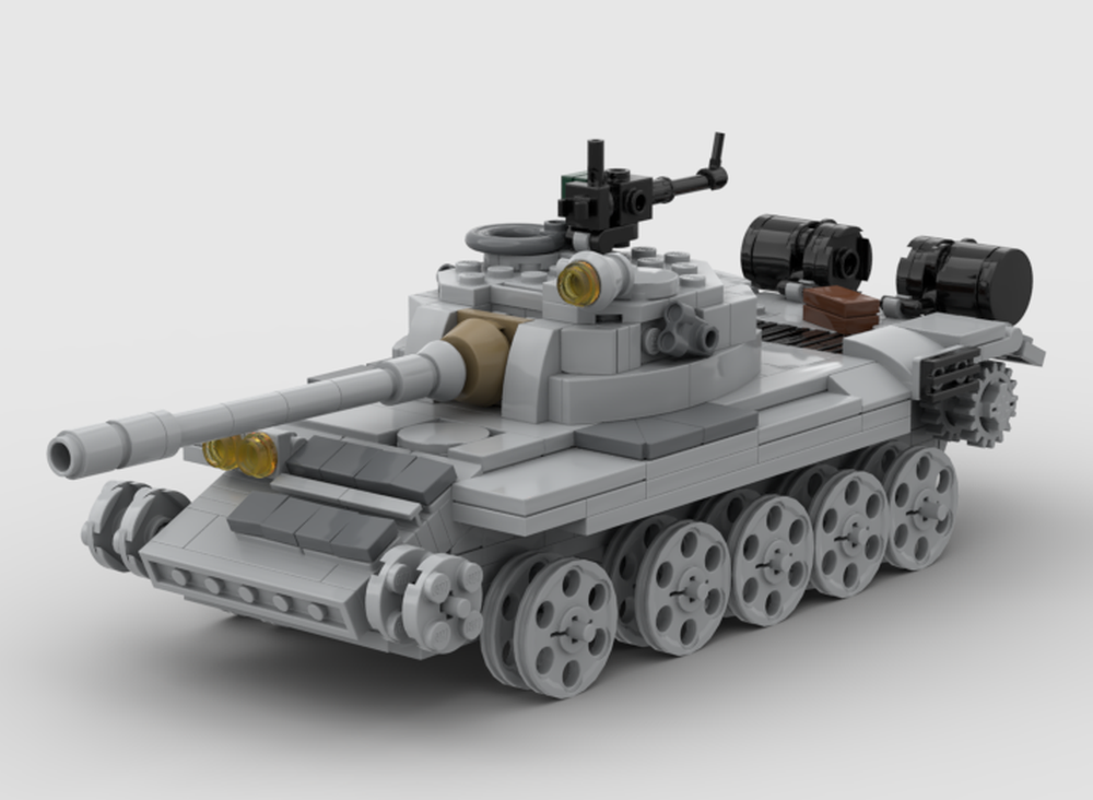 LEGO MOC-238250 t55 tank by _stian | Rebrickable - Build with LEGO